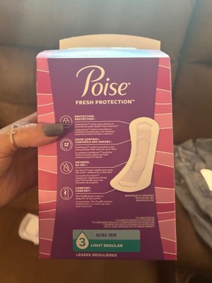 Poise Ultra Thin Incontinence Bladder Control Pads - Light Absorbency ...