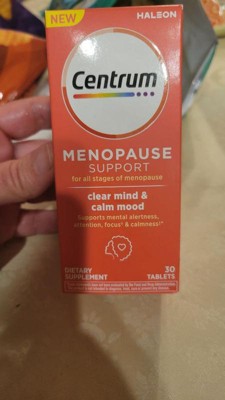 Centrum Menopause Support Clear Mind And Mood Vitamin Tablets - 30ct : Target