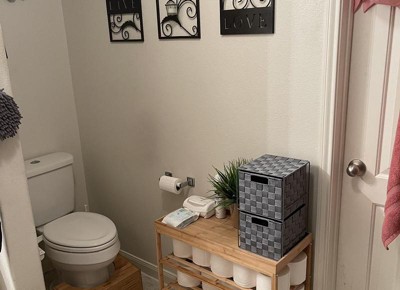 7"/9" Two In One Bamboo Toilet Step Stool Brown - Squatty Potty : Target