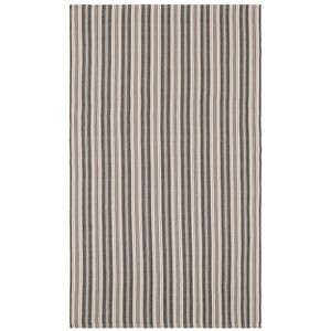 Home Conservatory Ticking Stripe Handwoven Indoor/outdoor Area Rug, 6 ...