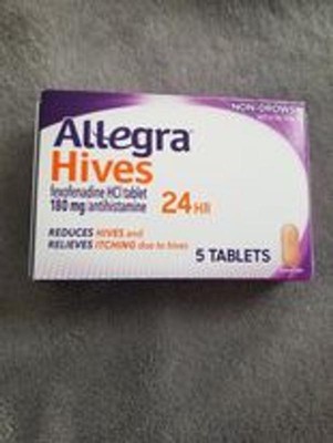 Allegra Adult Hives Relief Fexofenadine 180mg Tablets - 30ct : Target