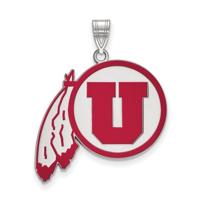 Black Bow Jewelry Sterling Silver Utah Runnin Utes Ncaa Extra Large ...