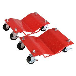 Universal Car Wheel Dollies, Low-Profile Heavy Duty Vehicle Moving ...
