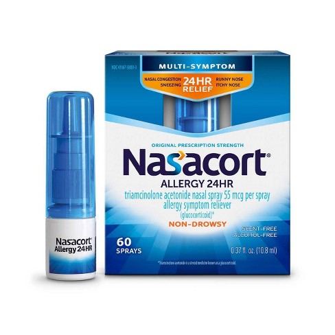 Nasacort Allergy Relief Spray - Triamcinolone Acetonide : Target