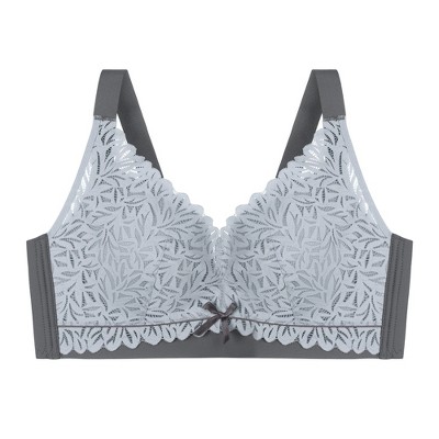 Agnes Orinda Women Plus Full Coverage Lace Soft Cup U Back Adjustable ...