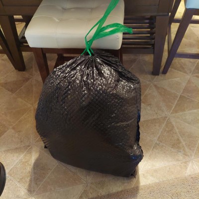 Extra-strong Large Drawstring Trash Bags - Mint Scent - 30 Gallon/20ct ...