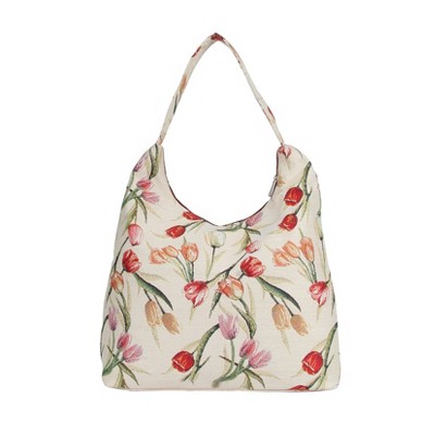 Signare USA Tulip White Hobo Handbag Shoulder Bag : Target