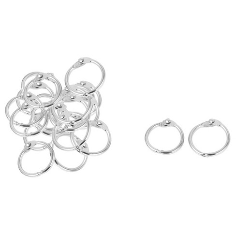 Unique Bargains Office Home Metal Loose Leaf Binder Ring Book Ring ...