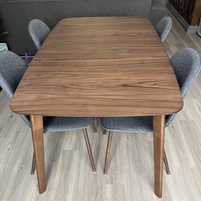 Wave Rectangular Butterfly Dining Table Walnut - Buylateral : Target