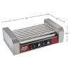 Great Northern Popcorn 7 Roller Hot Dog Machine Electric Countertop ...