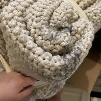 Chunky Knit Bed Blanket - Casaluna™ : Target