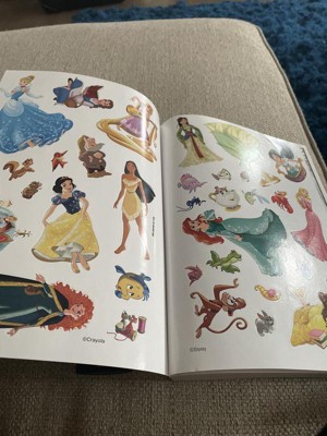 Crayola 288pg Disney Princess Coloring Book With Sticker Sheets : Target