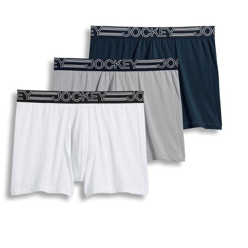 Jockey Men Active Microfiber Boxer Brief - 3 Pack : Target