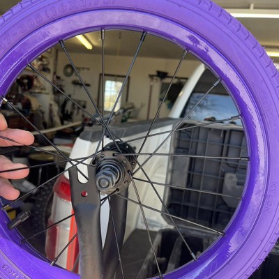 Jetson Light Rider 16" Kids' Light Up Bike - Black/purple : Target