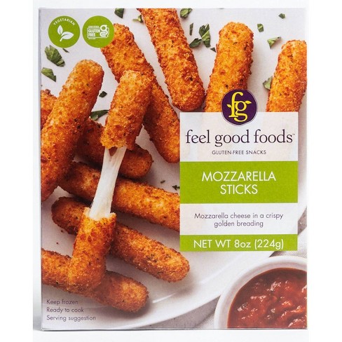 Feel Good Foods Gluten Free Frozen Mozzarella Sticks - 8oz : Target
