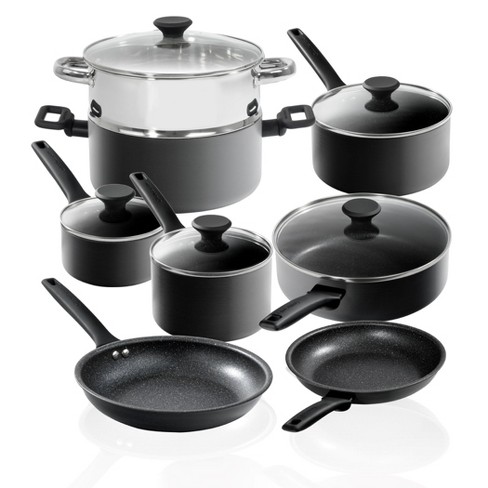 Granitestone Pro Premier Hard Anodized 13 Piece Nonstick Cookware Set ...