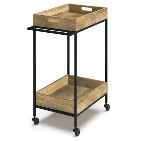 Trellis Bar Cart Natural - Wyndenhall : Target