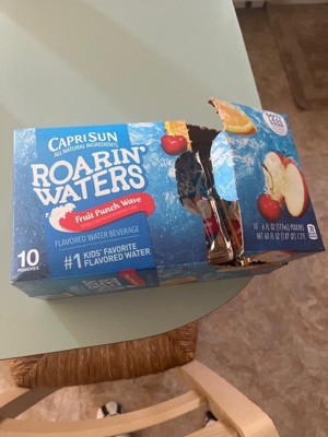 Capri Sun Roaring Waters Fruit Punch Pack - 10pk/6 Fl Oz Pouches : Target