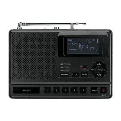 Powerbear Portable Radio | Am/fm, 2aa Battery Operated With Long Range ...