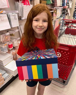 Starburst Striped Gift Box - Spritz™ : Target
