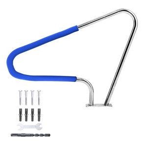 48"x36" Pool Rail, 304 Stainless Steel Swimming Pool Handrail, 380 LBS ...