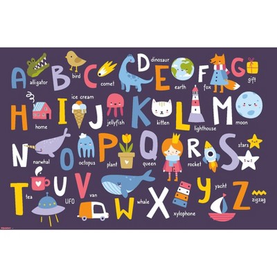 Trends International Classroom - Alphabet 2026 Framed Wall Poster ...