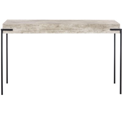 Metal Industrial Arts Style Rectangular Console Table Brown - Olivia & May : Target
