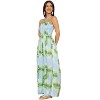 HAPPY BAY Women's Bandeau Pocket Maxi Dress Summer Boho A line Smocked ...