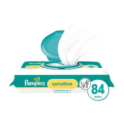 Pampers Sensitive Baby Wipes - 84ct : Target