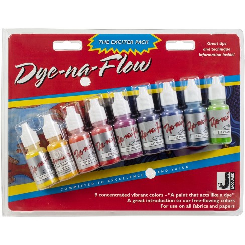 Jacquard Dye-na-flow Exciter Pack .5oz 9/pkg : Target