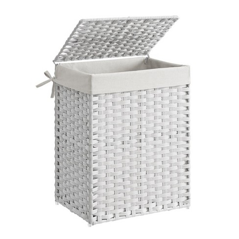 Songmics 23.8 Gal (90l) Laundry Hamper Laundry Basket With Lid And ...