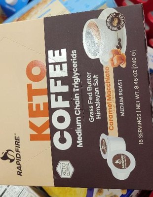 Rapid Fire Coffee Caramel Macchiato Medium Roast Coffee Pods - 16ct ...