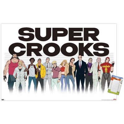 Trends International Netflix Super Crooks - Lineup Framed Wall Poster ...