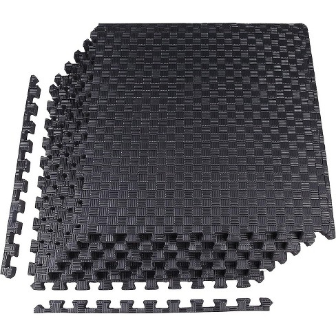 Balancefrom 1" Thick Puzzle Exercise Mat With Eva Foam Interlocking ...