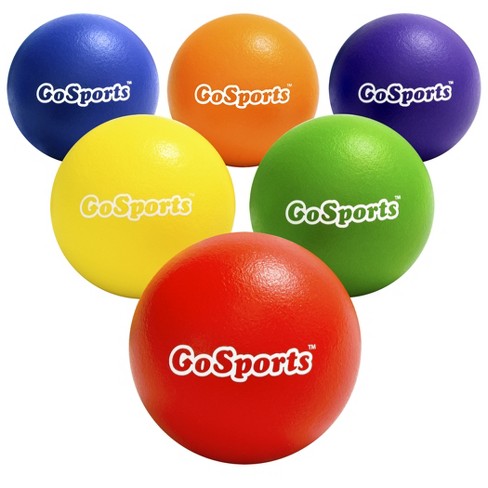 Gosports 7 Inch Soft Skin Foam Playground Dodgeballs - 6 Pack Set For ...