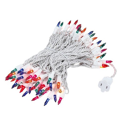 Novelty Lights Multicolored 100 Light Incandescent Mini Christmas ...