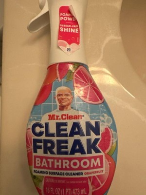Mr. Clean Clean Freak Grapefruit Bathroom Foaming Surface Cleaner - 16 ...