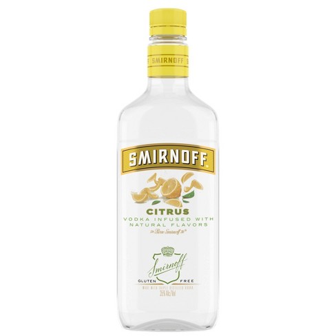 Smirnoff Citrus Flavored Vodka - 750ml Plastic Bottle : Target