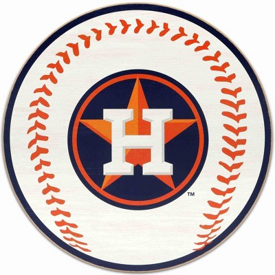 Mlb Houston Astros Home Sweet Home Hanging Wood Wall Decor : Target