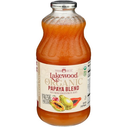 Lakewood Organic Papaya Juice - Case Of 6 - 32 Fl Oz : Target