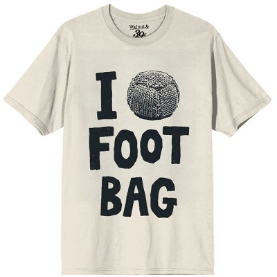 I Heart Foot Bag Graphic Tee - Walnut & 39th - Distressed Vintage ...