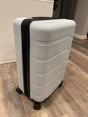 Hardside Medium Checked Suitcase Muddy Aqua - Open Story™ : Target
