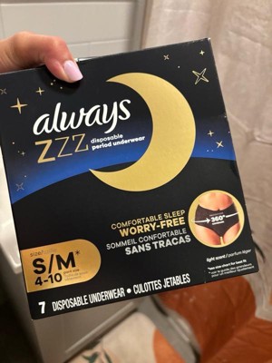 Always Zzz Period Underwear - L/xl - 7ct : Target