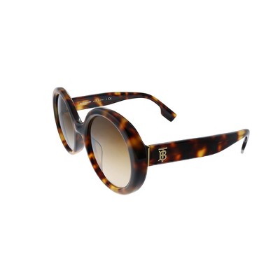 Burberry Be 4314f 388413 Womens Round Sunglasses Havana 52mm : Target