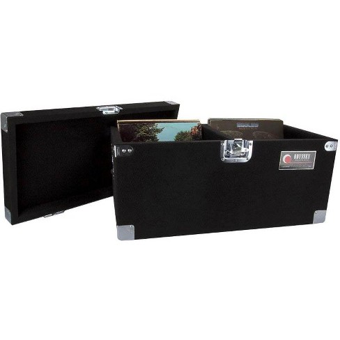 Odyssey Clp200p Carpeted Pro Dj Case W/ Detachable Lid For 200 Lp Vinyl ...