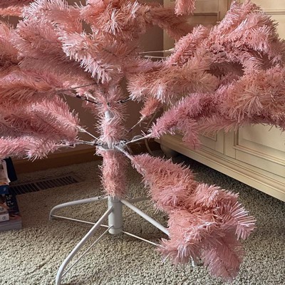 Costway 6ft Hinged Artificial Christmas Tree Full Fir Tree New Pvc W ...