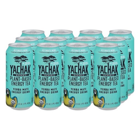 Yachak Organic Ultimate Mint Yerba Mate Energy Tea - Case Of 12/16 Oz ...