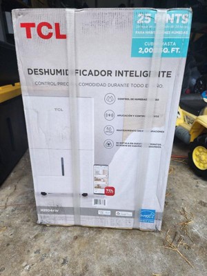 Tcl 2000sqft Smart Dehumidifier Energy Star Most Efficient 2024 25 ...