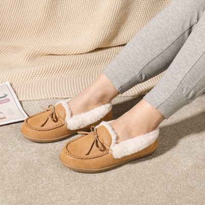 Rockdove Women's Caroline Glittered Moccasin Slipper. : Target