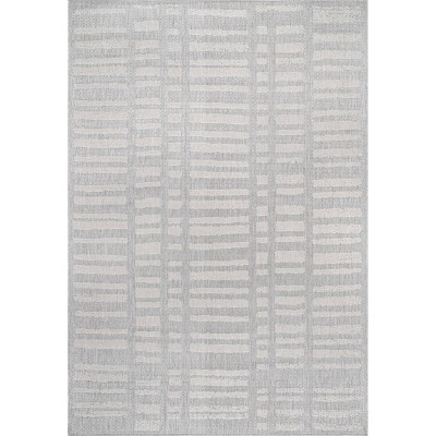 5'x8' Marin Contemporary Indoor/outdoor Area Rug Ivory/gray - Nuloom ...
